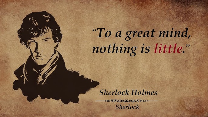 Sherlock Holmes Inspirational Quotes