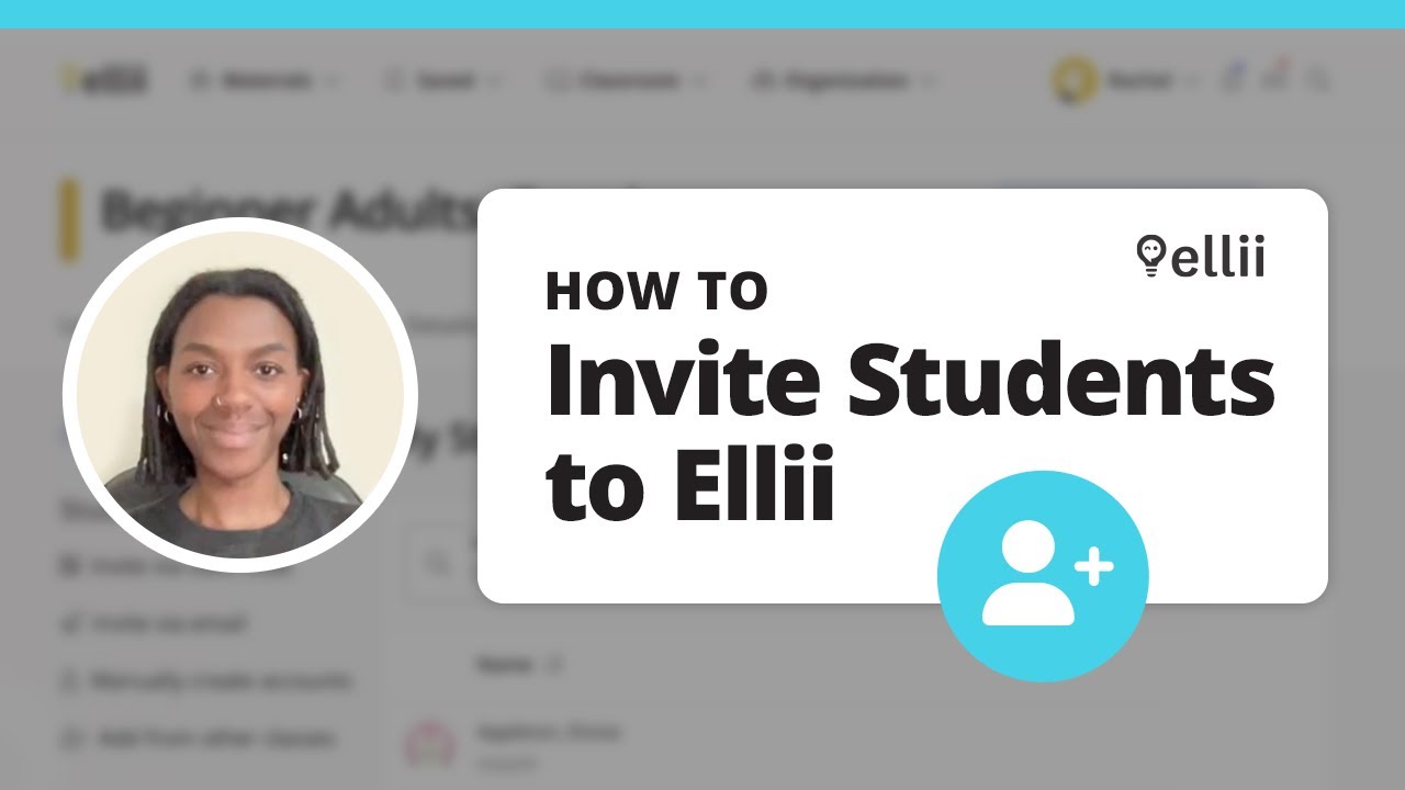 How to Invite Students to Ellii - YouTube