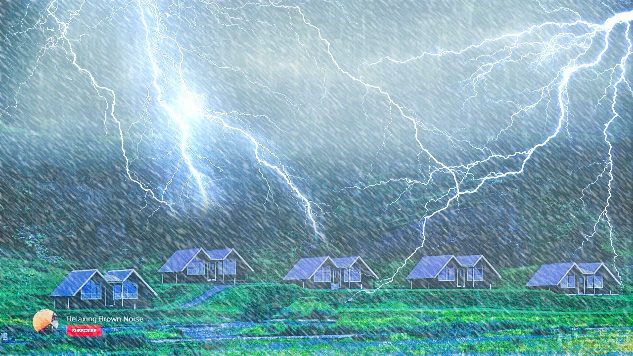 Instantly Fall Asleep With The Sound Of Terrible Storms, Strong Winds ...