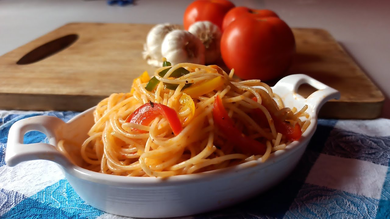 spaghetti/breakfast/simple spaghetti recipe/red sauce pasta recipe/easy ...