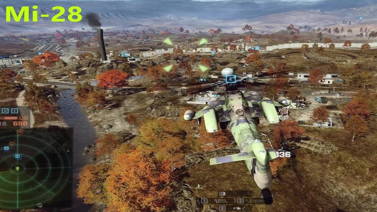 Battlefield 4 | Attack Helicopter Gameplay #8 | 27 Killstreak - YouTube