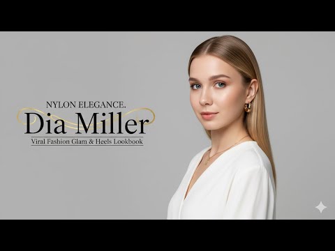Dia Miller – Nylon Elegance 👠 | Viral Fashion Glam & Heels Lookbook, Bio & Wiki, Facts 