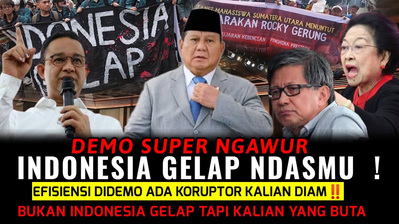 DEMO SUPER NGAWUR ! INDONESIA GELA NDASMU~ EFISIENSI DI DEMO ADA ...