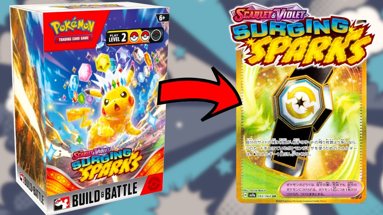 Surging Sparks Build & Battle Kit opening as well as pre-release event ...