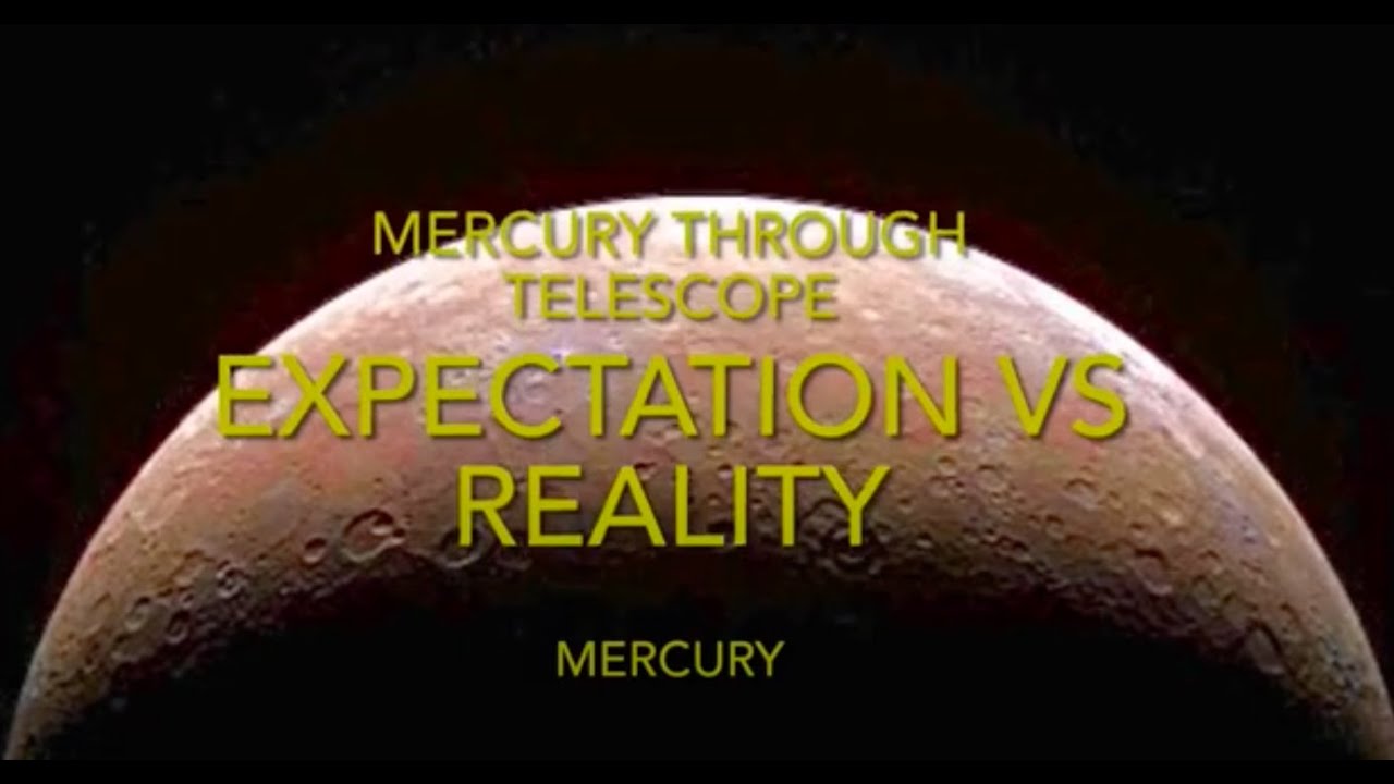 Mercury through beginers telescope National Geographic 76/700 - YouTube