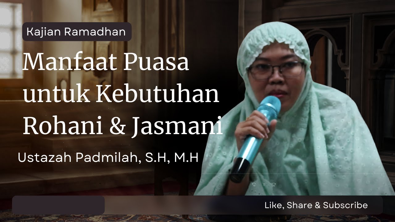 MANFAAT PUASA UNTUK KEBUTUHAN ROHANI DAN JASMANI - YouTube