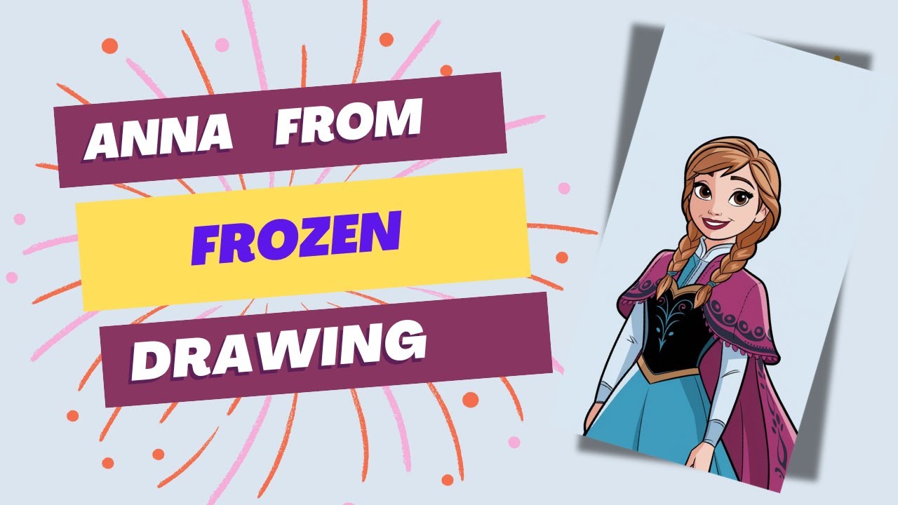 Day 1 | Anna's Amazing Drawing in 1 Minute! 🎨 | Easy Disney Drawing ...
