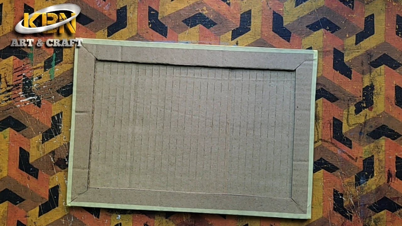 how to make a cardboard frame_ cartonbox frame @kbnepali9173 Krishna ...
