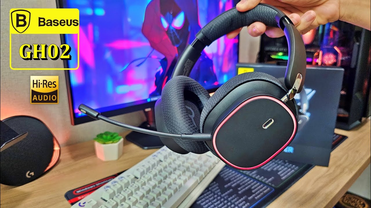 BASEUS GH02 O melhor Headset da categoria - YouTube