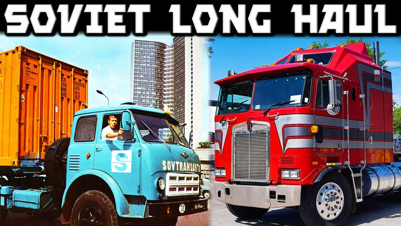 Long-Haul Trucking in the USSR. Soviet Cab-over Trucks - YouTube