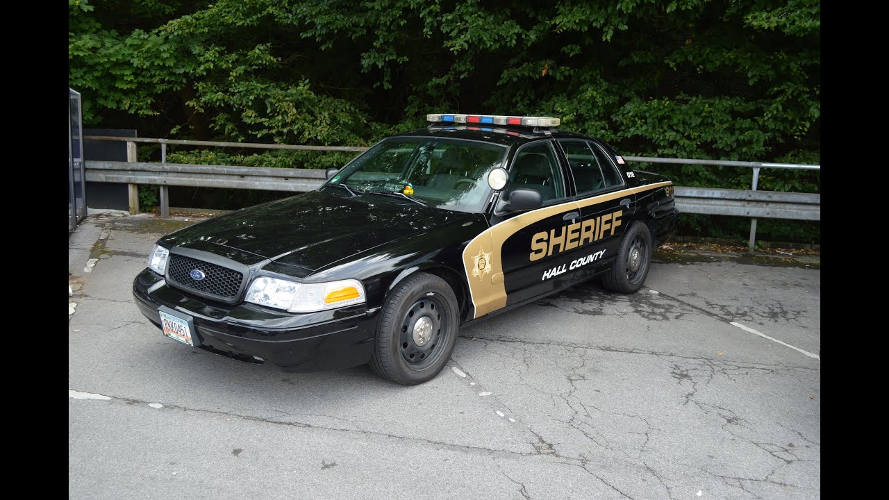 Hall County Sheriff Department Crown Vic Police Interceptor - YouTube