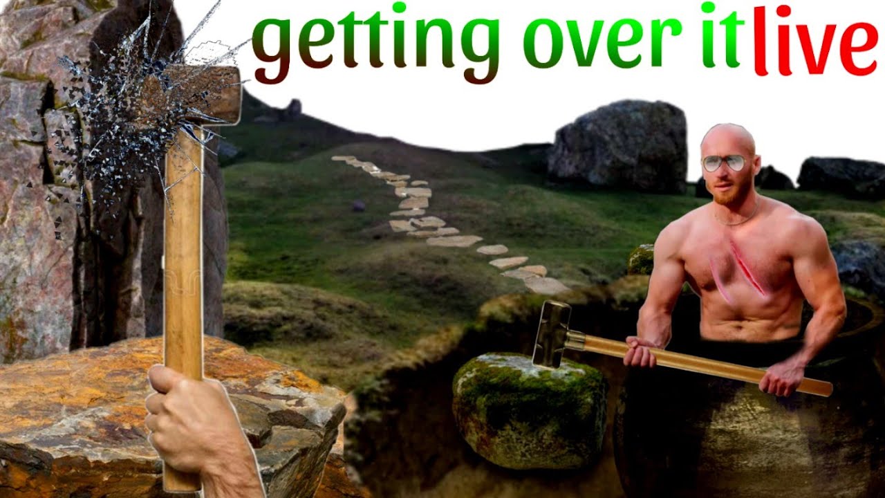 getting over it game play video 👍1 - YouTube