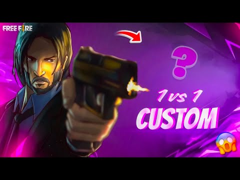 Free Fire Live Custom 1 vs 1 Challenge with you 🤯 #live #custom #ff ...