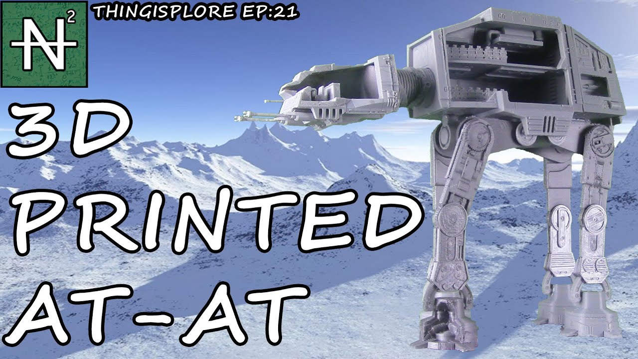 Thingisplore S:2 Ep:7- Star Wars AT-AT With Interior Cross Sections ...