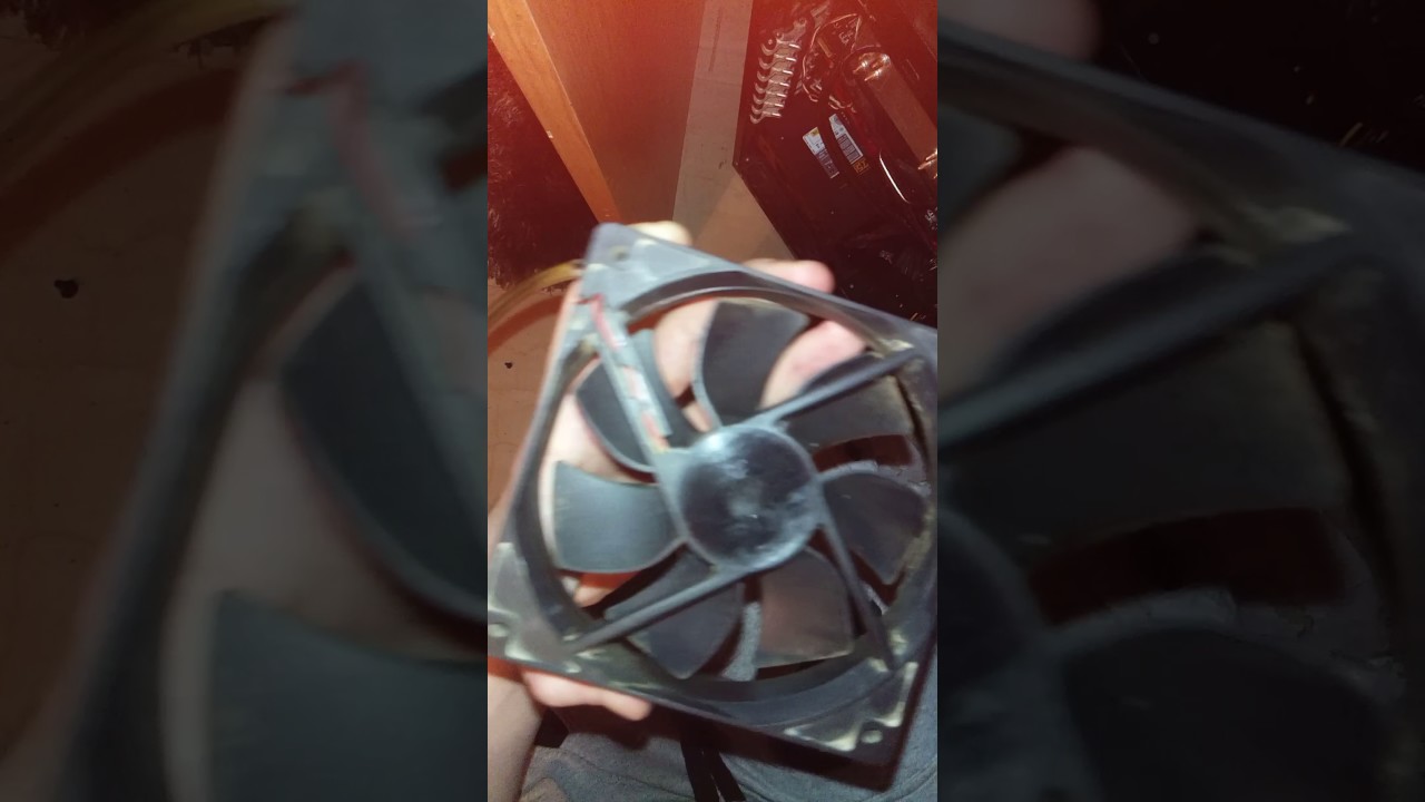a strange way to fix your slow/noisy PC fan for free - YouTube
