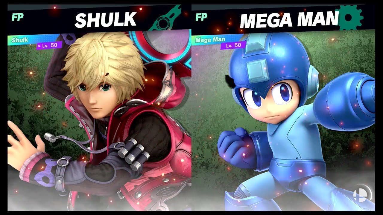 Super Smash Bros Ultimate Amiibo Fights – 3pm Poll Shulk vs Mega Man - YouTube