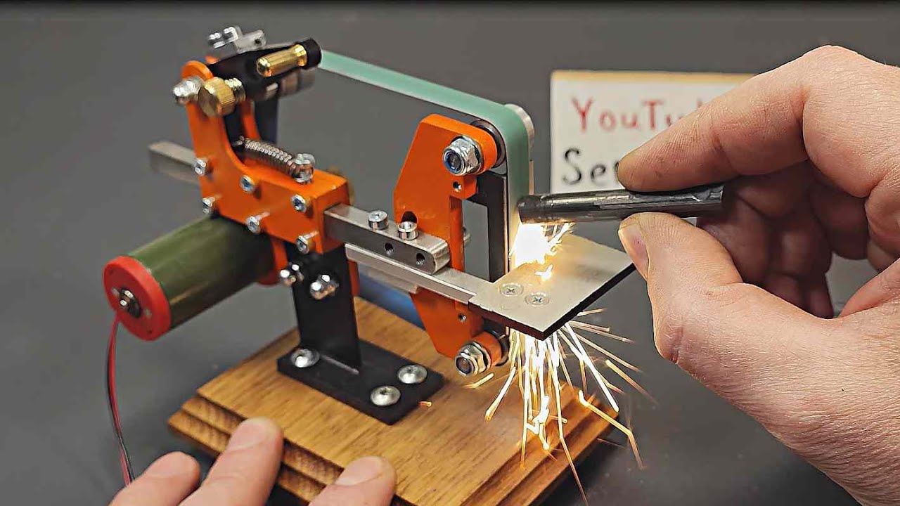 The second part is making a Mini Belt Grinder - YouTube