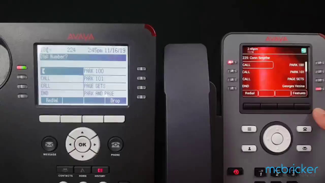 DSS BLF Reception Buttons J169 J179 Avaya IPOffice - YouTube