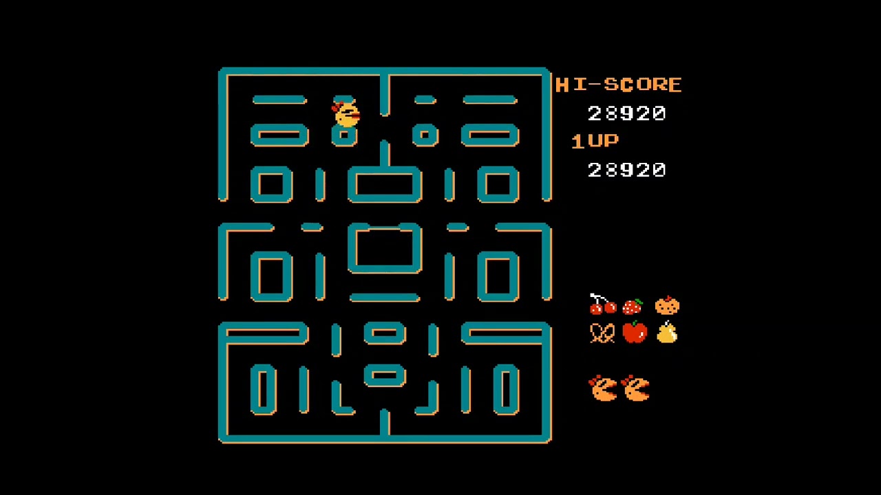 Ms. Pac-Man Plus for NES. High Score: 54,410 - YouTube