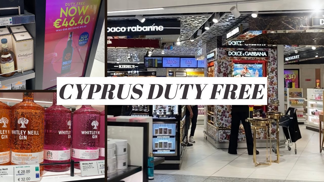 Larnaca Airport, Cyprus, Duty Free Shopping | EU And Non EU Prices ...