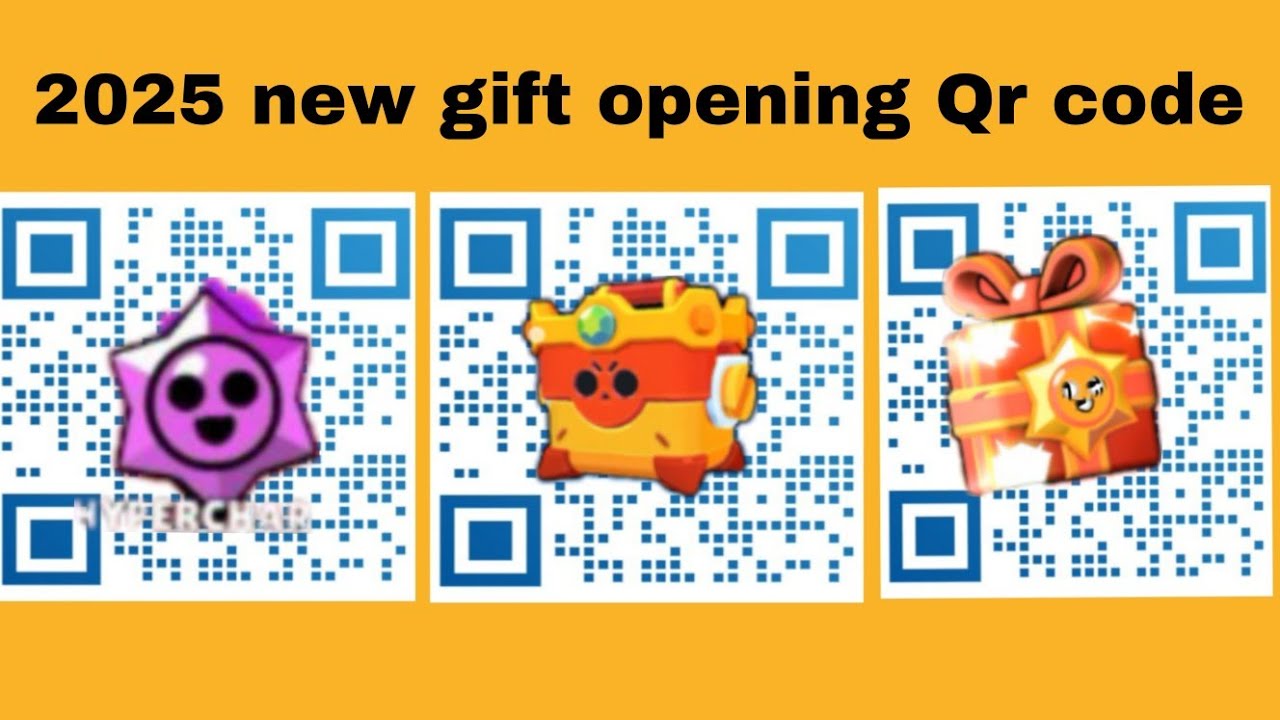 NEW🥰 NEW QR CODE 2025 😍BRAWL STARS QR CODE🥳 😇 BRAWL STARS QR CODE 2025 ...
