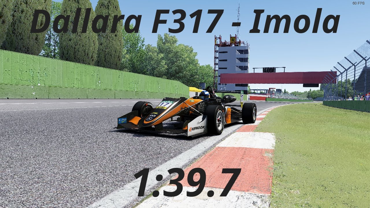 Dallara F317 Imola GP 1:39.7 - YouTube