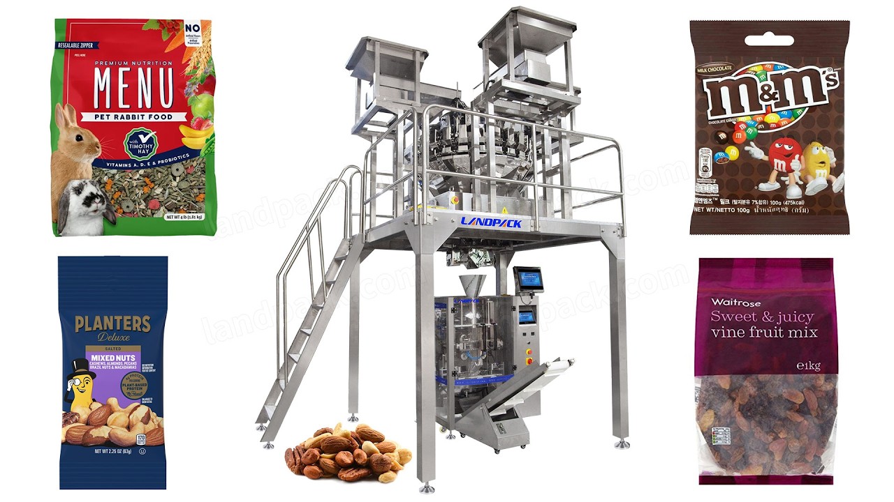 Automatic Nut Groundnut Granule Vertical Mixing Weighing Packing ...