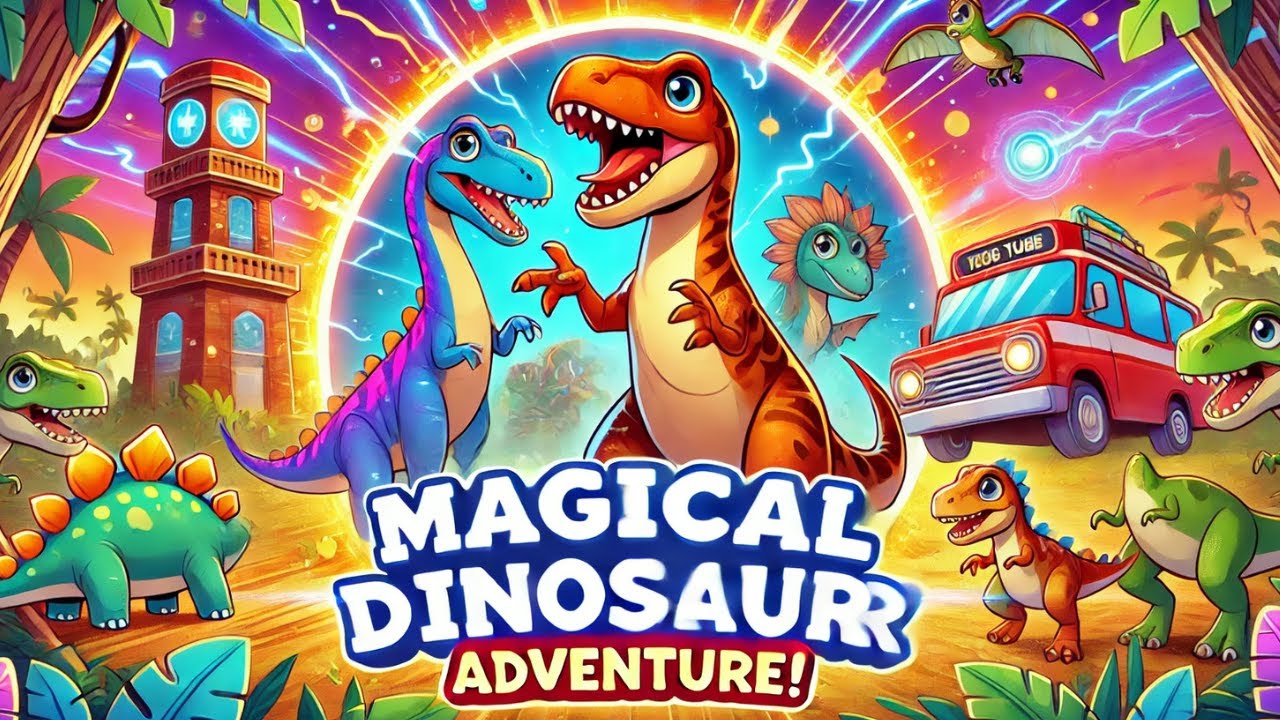 Magical Dinosaur Adventure Song for Kids! 🦕 Fun Dino Dance & Learning ...