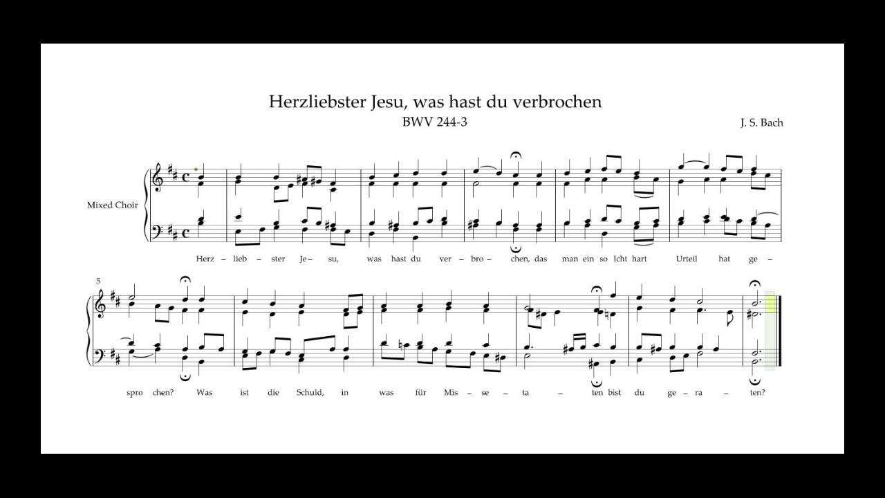 Bach Choral with Lyrics - Miroslav Philharmonik Choir in Notion - YouTube