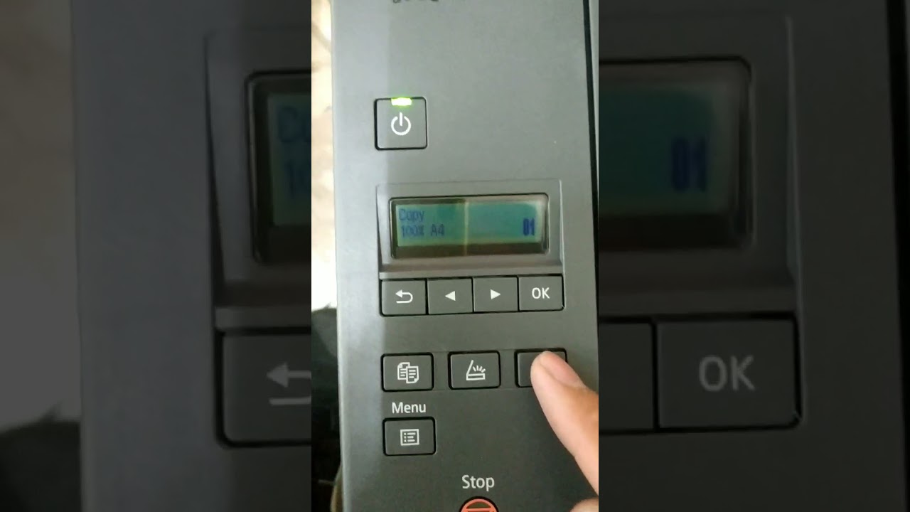 How to test print Canon G2020 - YouTube