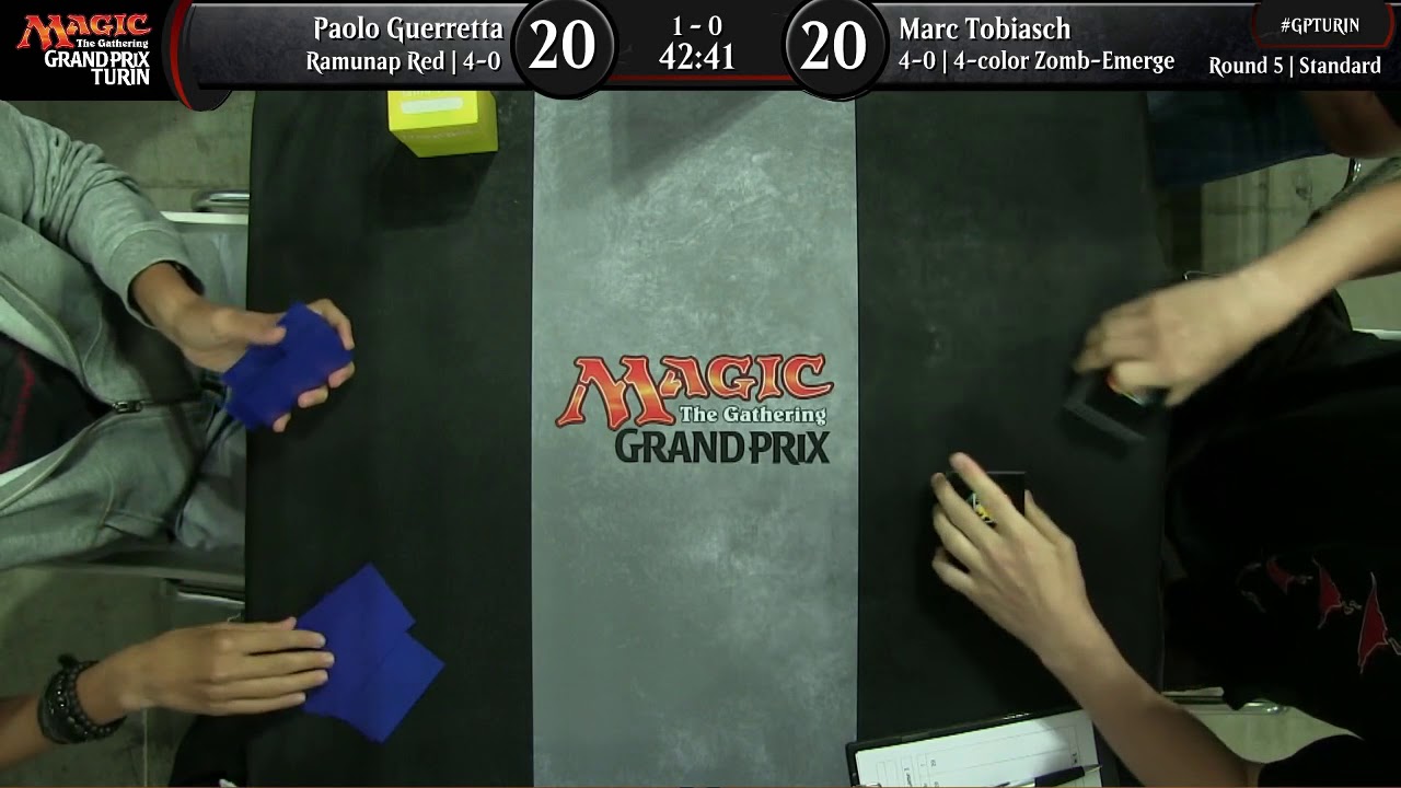Magic the Gathering Grand Prix Turin Round 5 - YouTube