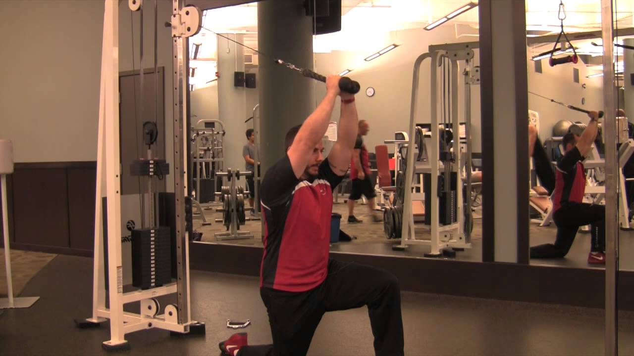 1/2 Kneeling Cable Pullover - YouTube