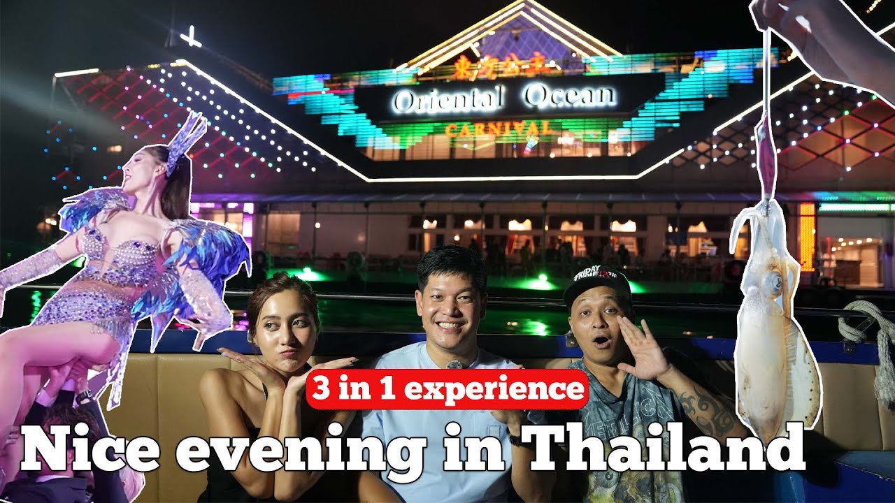 Food, Shows and Squid fishing. A night to remember in Pattaya - YouTube