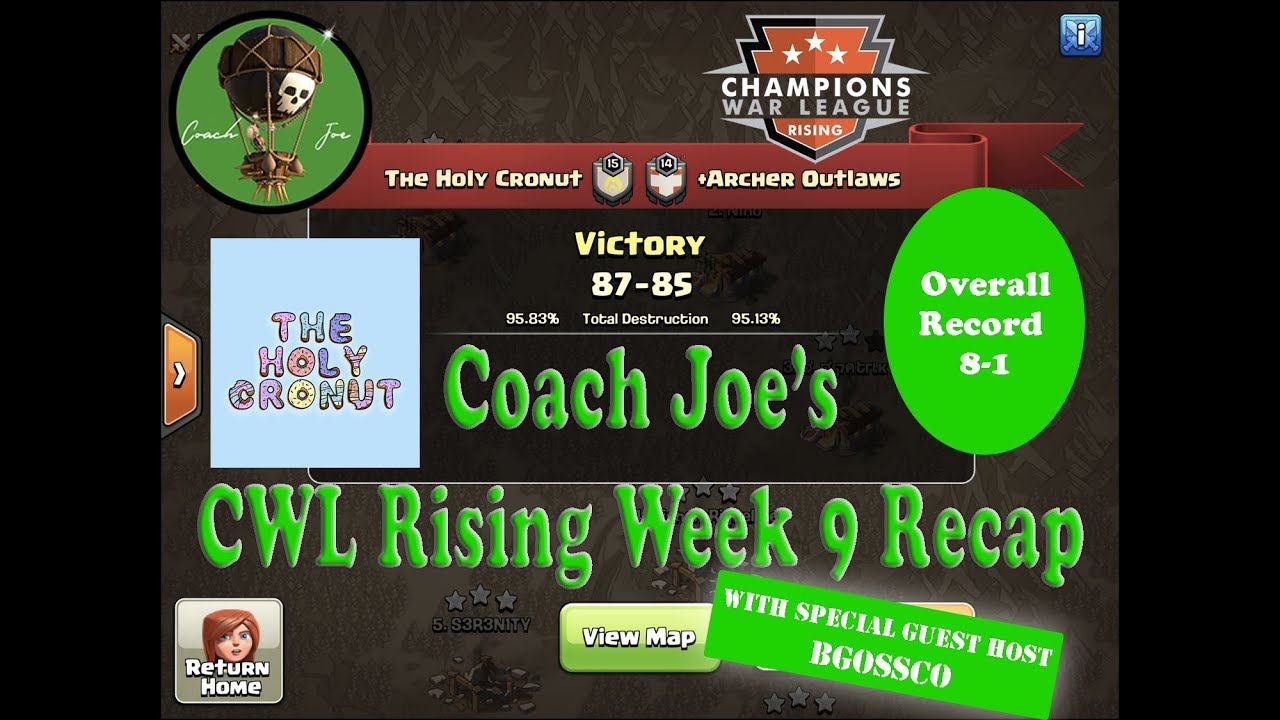 CWL Rising Season 4 Week 9 The Holy Cronut vs +Archer Outlaws Clash of ...