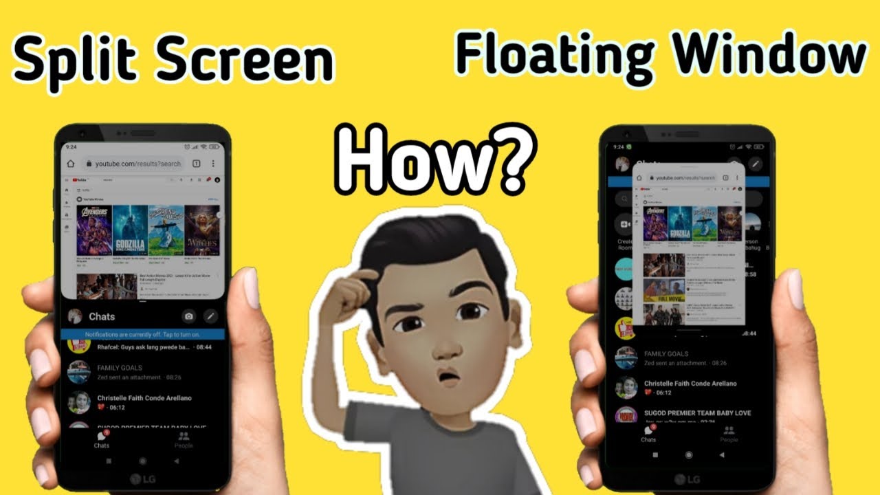 How to Split Screen & Floating Window on mobile device l JMannz Channel ...
