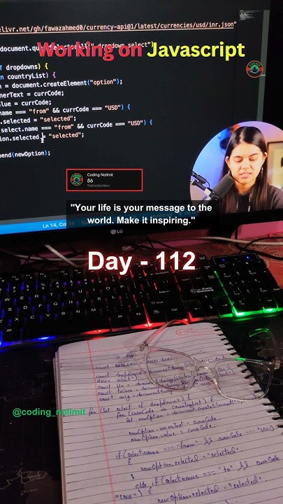 Day-112 Challenge 🎯 Javascript 👨‍💻. coding_nolimit #shorts #youtubeshorts #coding #html # ...