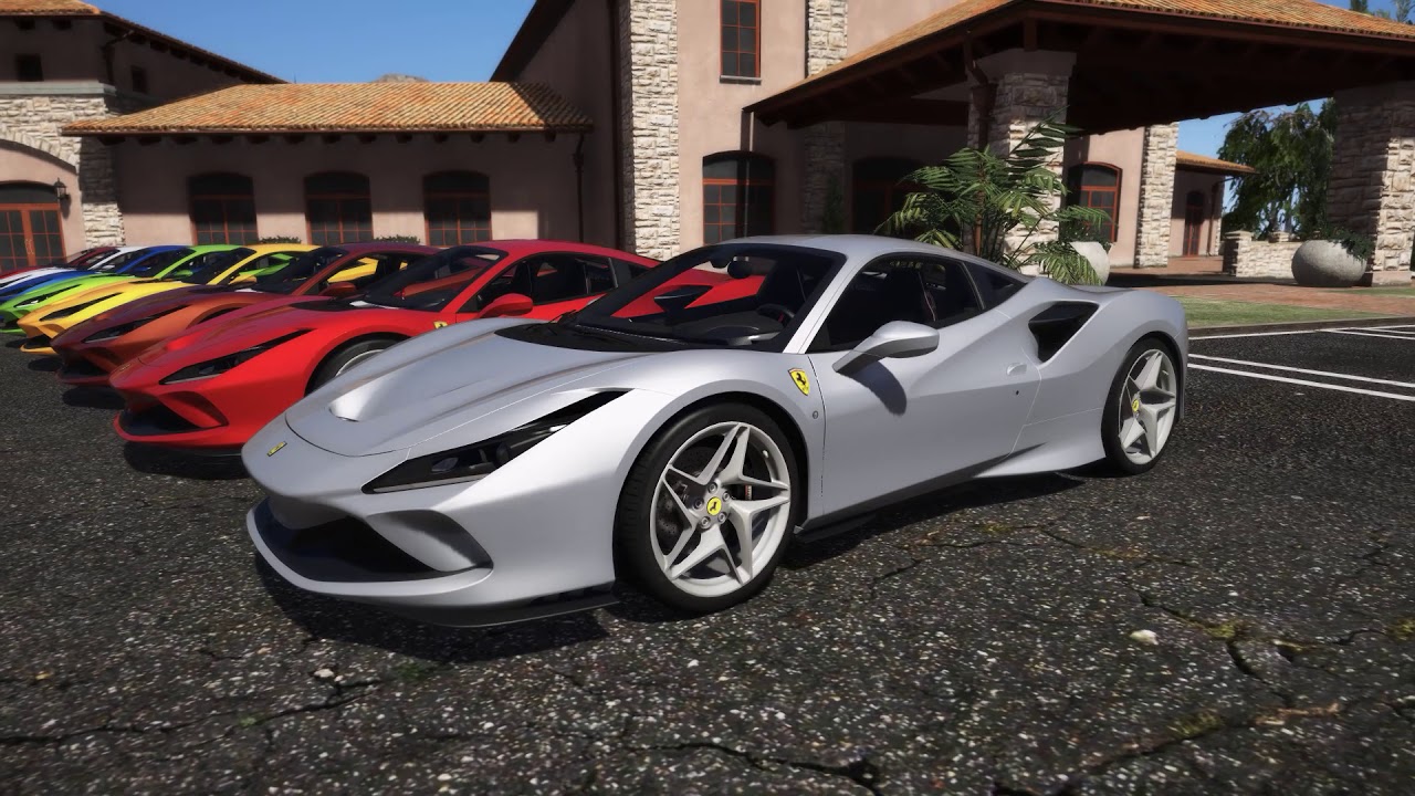 Mod da Ferrari F8 Tributo: Teste do Editor Rockstar - YouTube