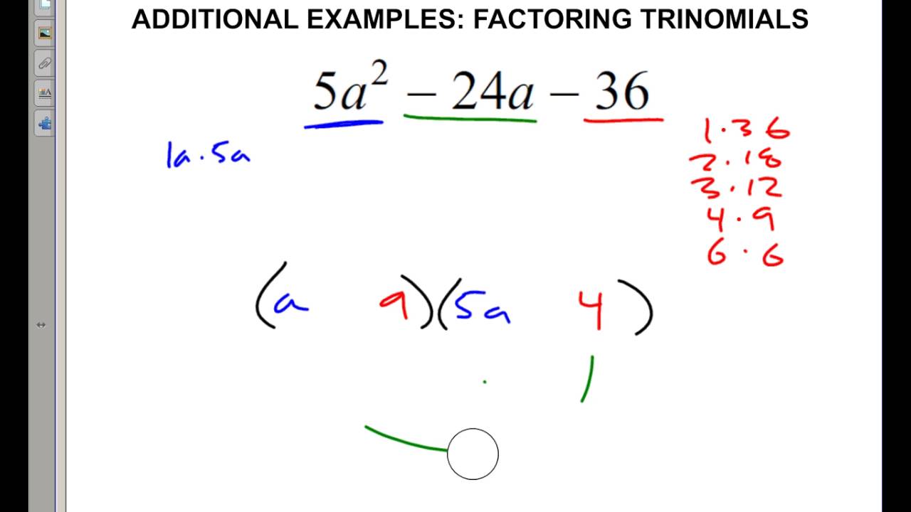 Factoring Examples Trinomials YouTube factoring-examples-trinomials-youtube