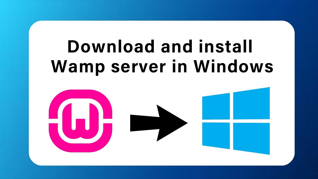 How to download and install wamp Server | Run PHP Code - YouTube