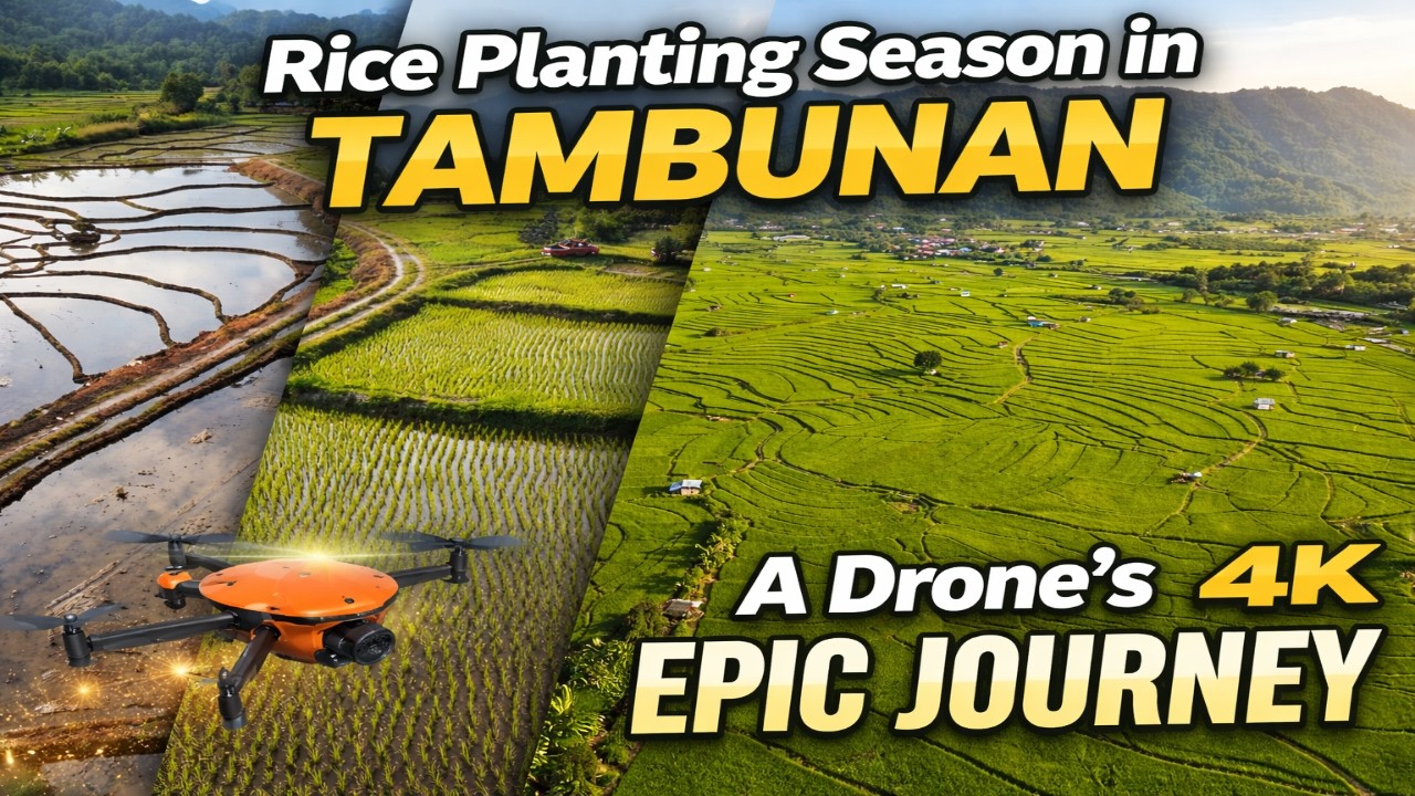 Rice Planting Season in Tambunan Sabah (2024) || Drone Footage - YouTube