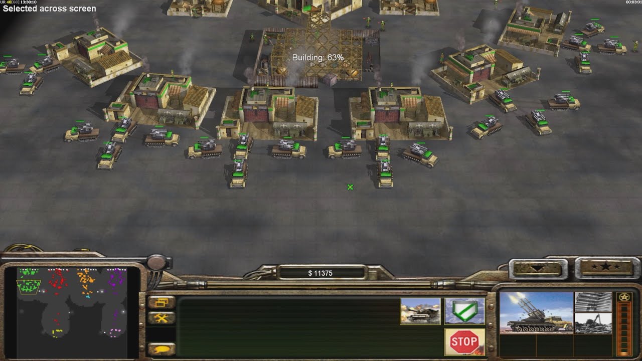 Toxin VS Infantry - Command & Conquer Generals Zero Hour - 4 vs 4 HARD ...