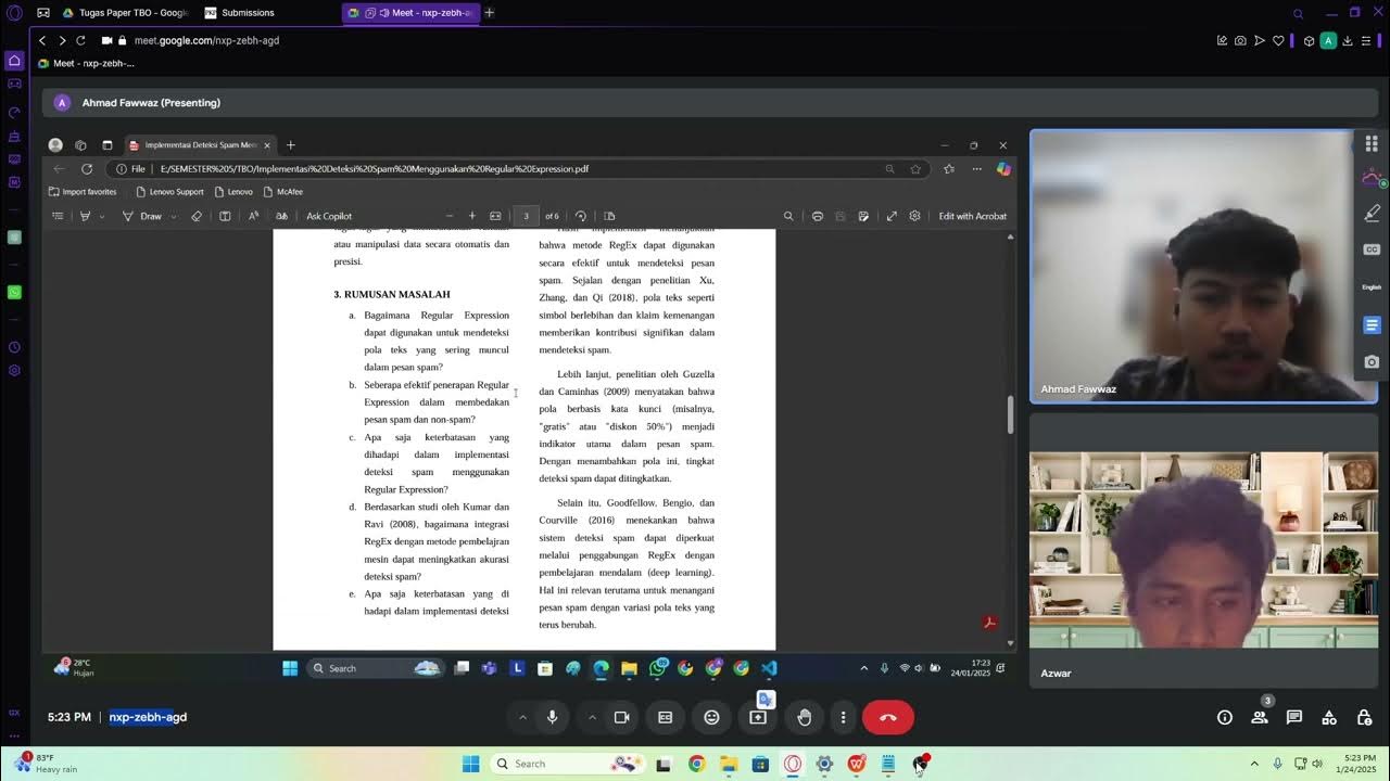 Tugas Akhir PBO "Implementasi Deteksi Spam Menggunakan Regular Expression" - YouTube