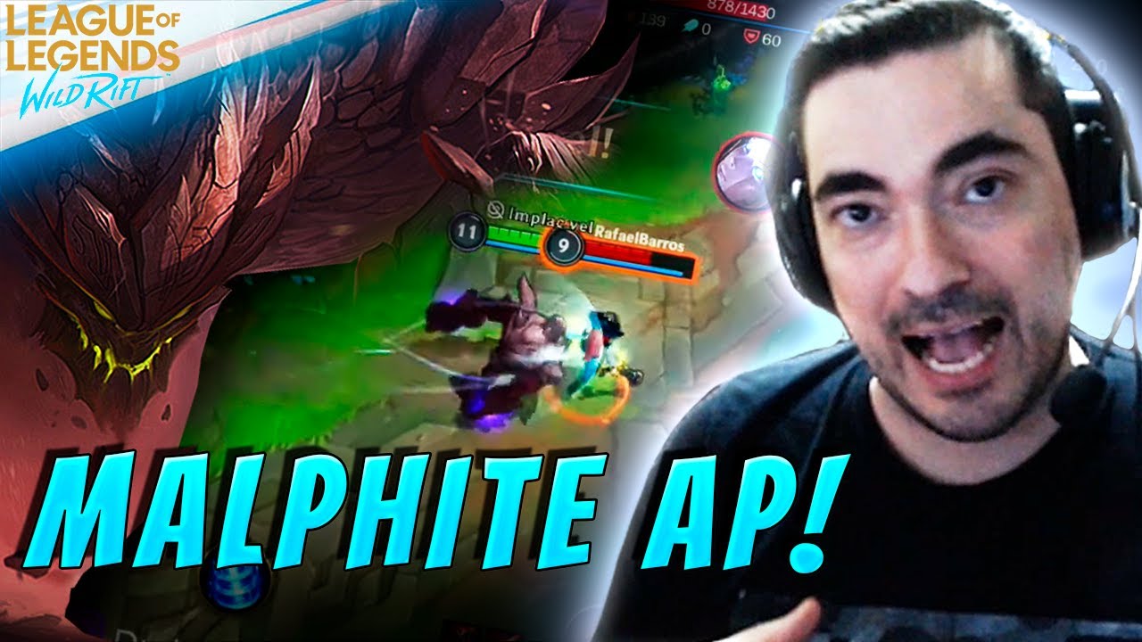 MALPHITE AP STOMPANDO! - League of Legends Wild Rift - YouTube