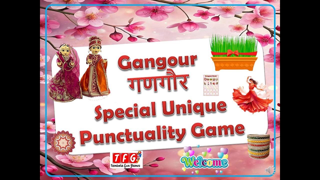 गणगौर Gangour Punctuality Game | Gangaur Bindola Housie | Gangor 1 ...