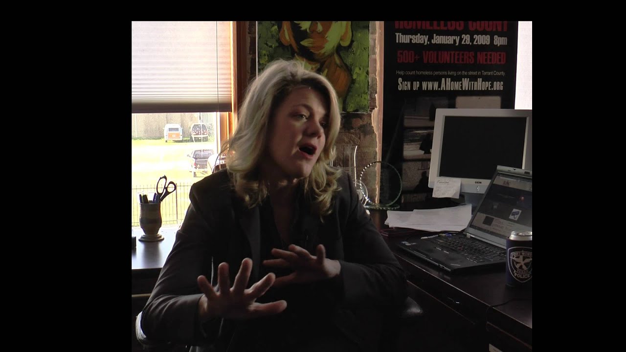 Executive Director of the Tarrant County Homeless Coalition Cindy Crain ...