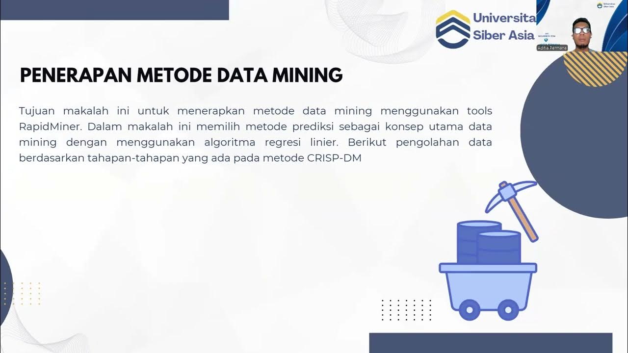 UAS Data Mining - Implementasi Data Mining dengan Menggunakan Metode CRISP-DM - YouTube