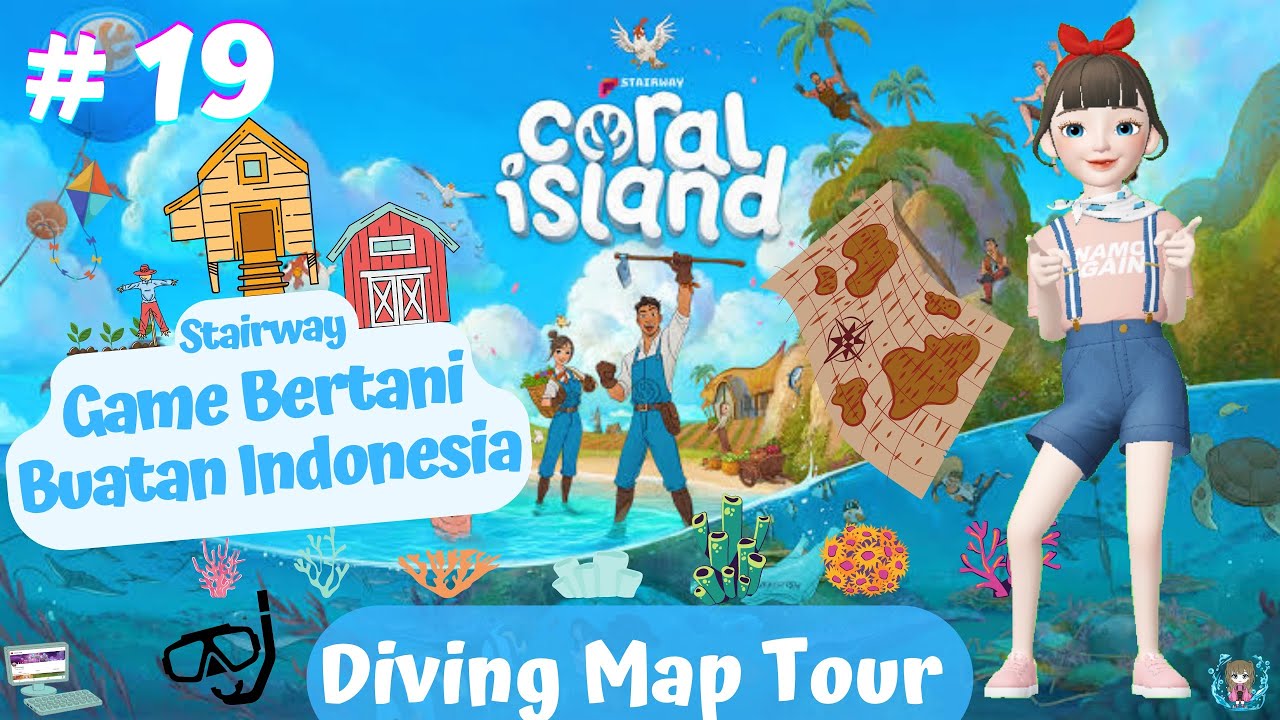 Diving Map Tour - Coral Island Indonesia # Part 19 - YouTube