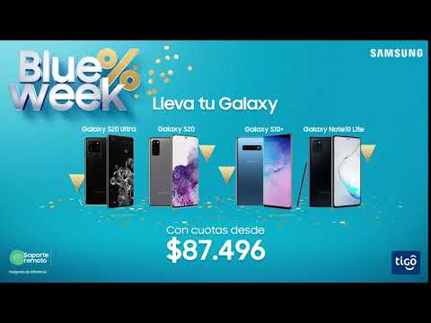 Blue Week Samsung. Ve a una tienda Tigo - YouTube