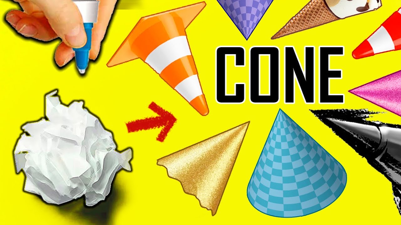 😱COMO CRIAR BRINQUEDOS??? Figuras Base CONE - YouTube