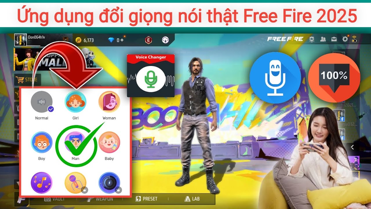 Cách Thay Đổi Giọng Nói Trong Free Fire || Ứng Dụng Thay Đổi Giọng Nói ...